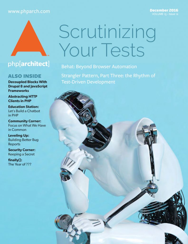 php[architect] — December 2016 | PHP Architect