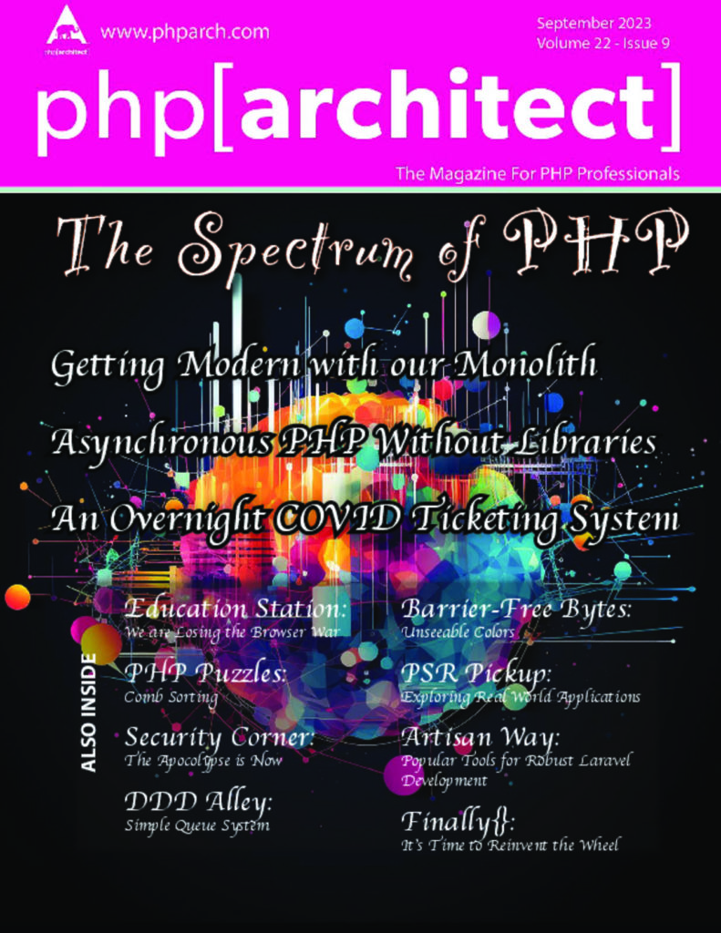 php[architect] | The site for PHP professionals, Magazine, Training ...