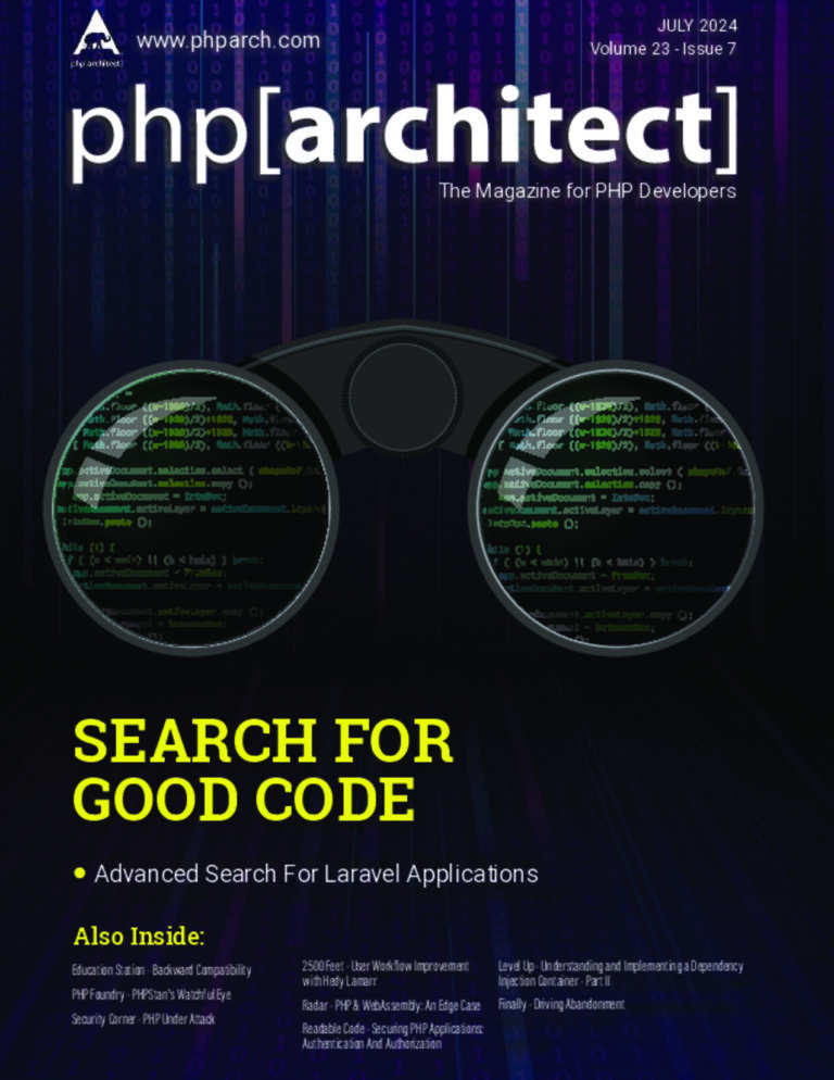 php[architect] | The site for PHP professionals, Magazine, Training ...