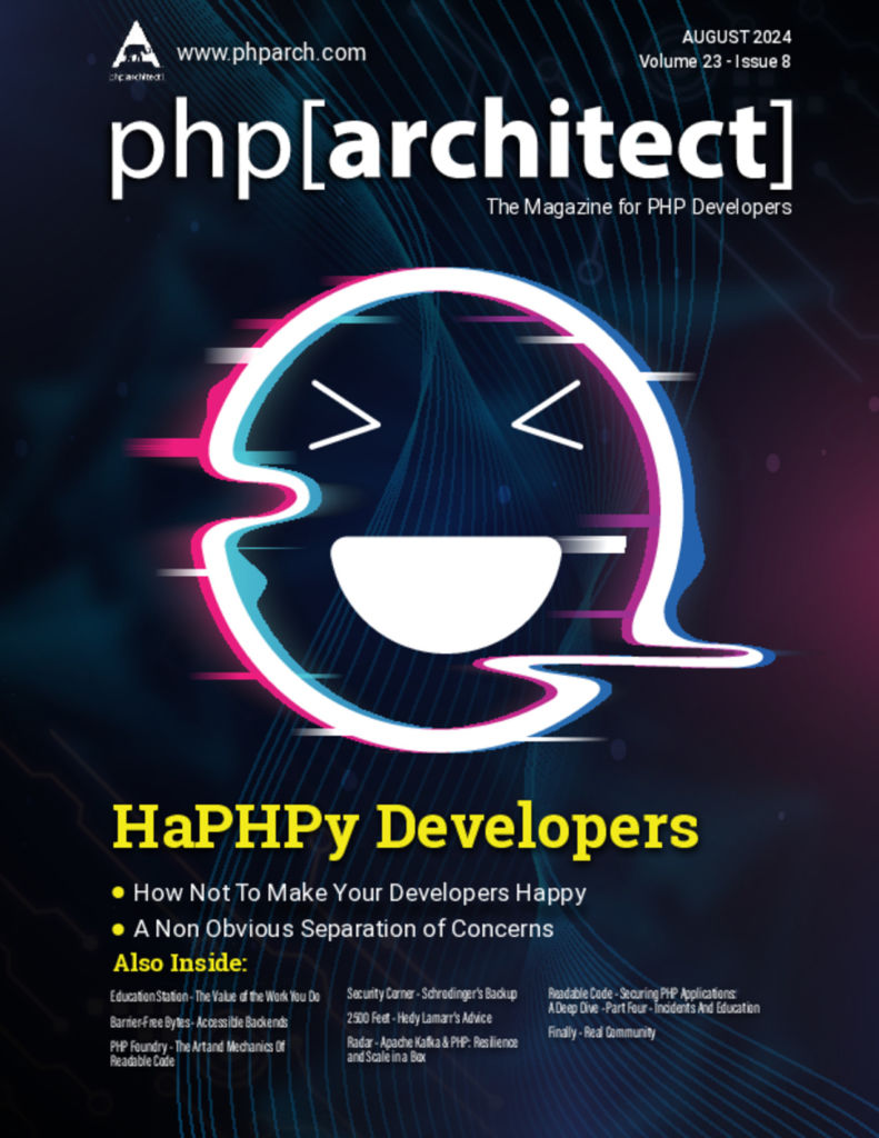 php[architect] | The site for PHP professionals, Magazine, Training, Books, Conferences