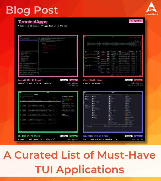 A Curated List of Must-Have TUI Applications | PHP Architect